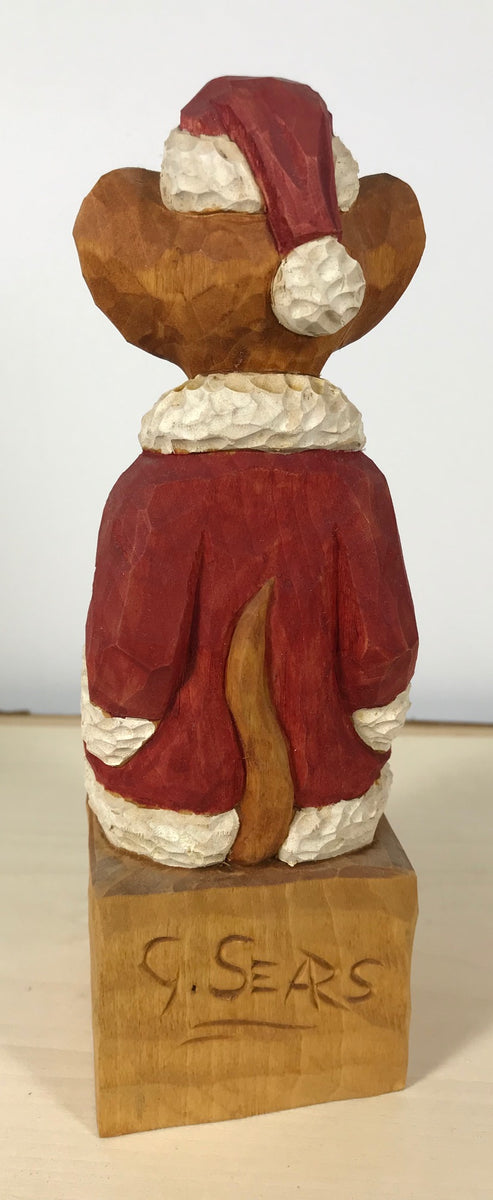 Gerald Sears - Santa Mouse – Big Dog's Carvings